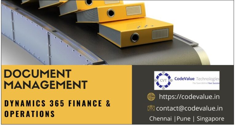 D365 F&O Document Management Configuration Types - CodeValue