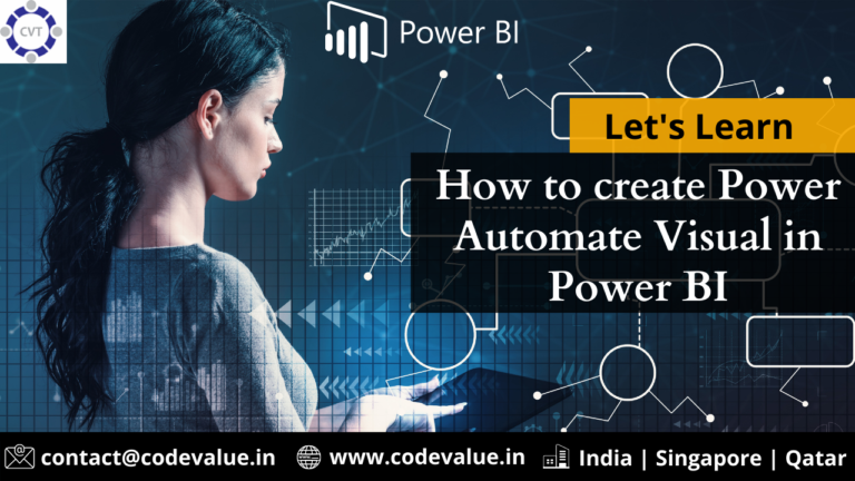 How to Create a Power Automate visual for Power BI - CodeValue